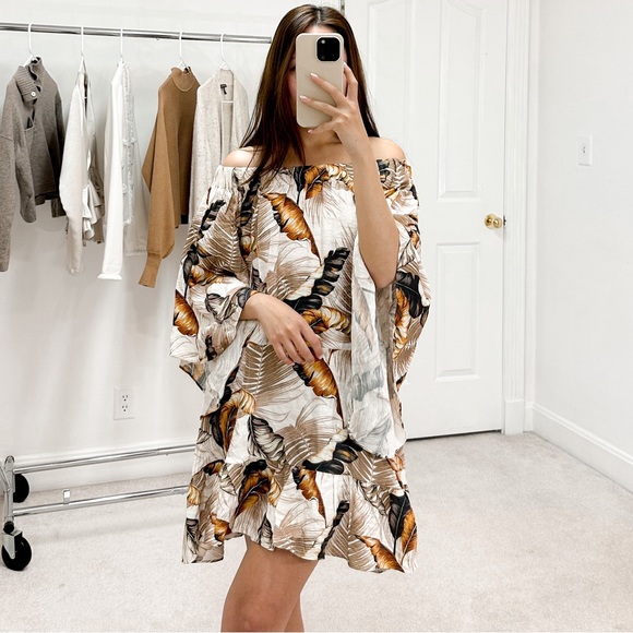 Anne Fontaine | Tops | Anne Fontaine Off The Shoulder Tunic Top In ...